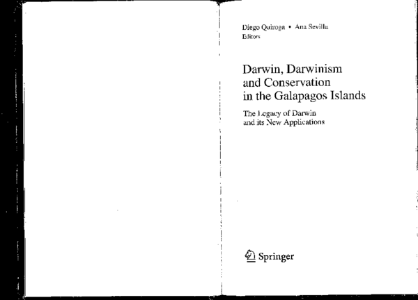 (PDF) Mythologizing 'Darwin's' Islands