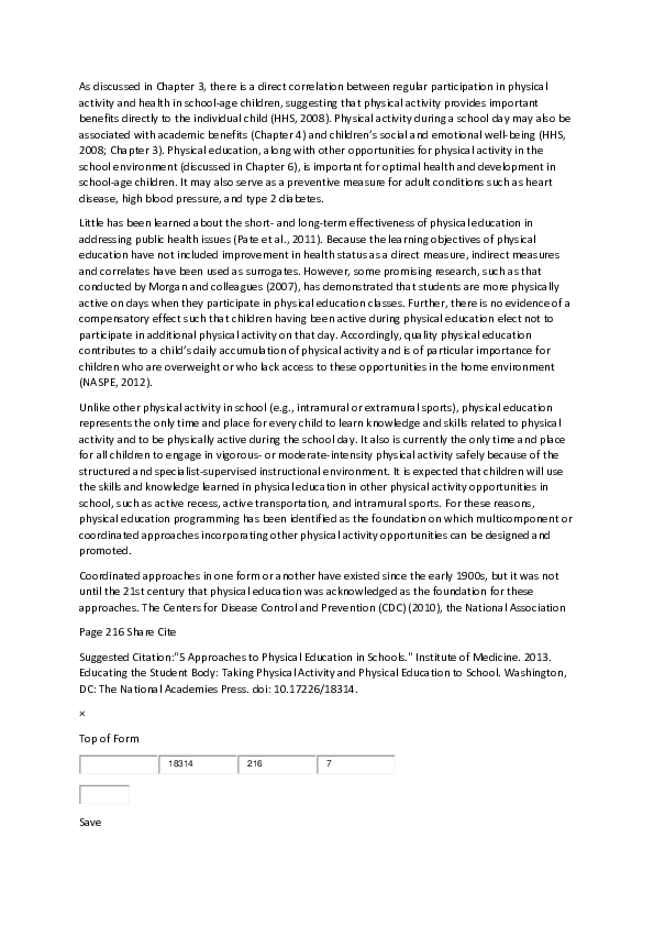 (DOC) Physical education