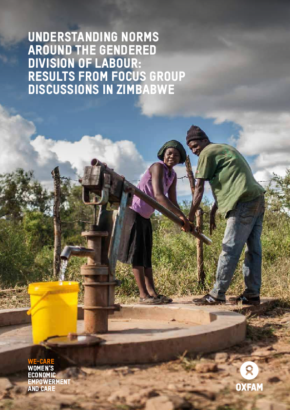 (PDF) Rr zimbabwe social norms gendered division labour 120618 en