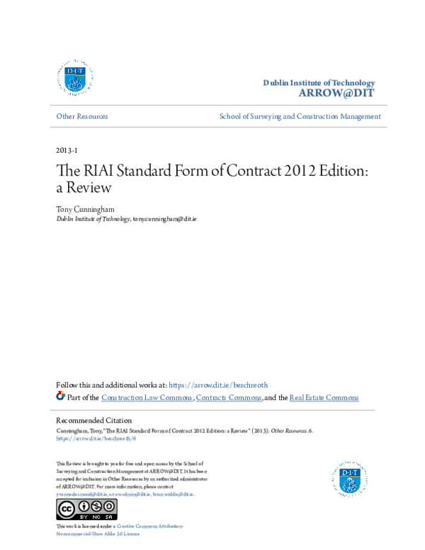 (PDF) Dublin Institute of Technology ARROW@DIT Other Resources School ...