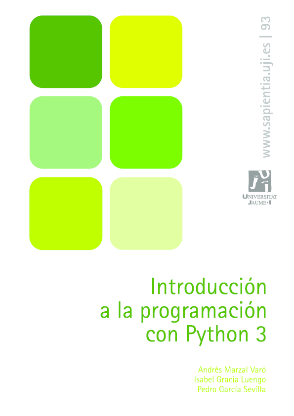 (PDF) Introduccion programacion python