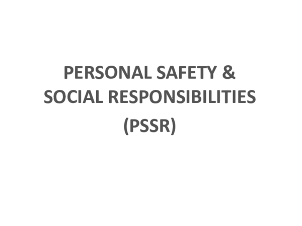 (PPT) PSSR PROSDAR PENCEMARAN