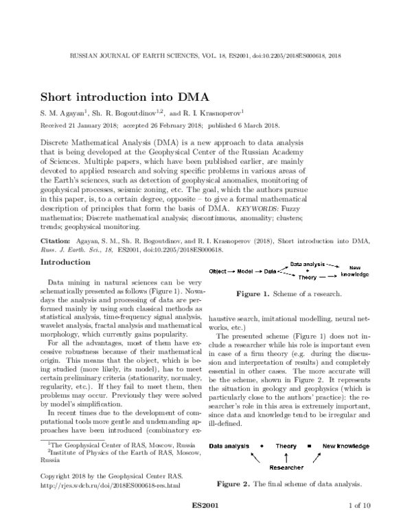 (PDF) Short introduction into DMA