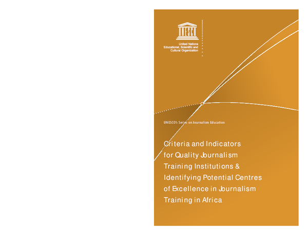 (PDF) UNESCO's Series on Journalism Education Criteria and Indicators ...