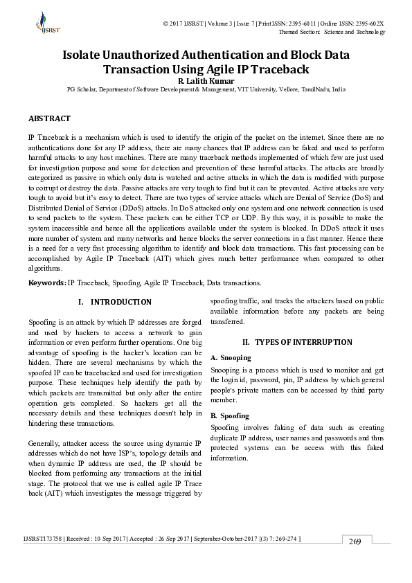 Pdf Isolate Unauthorized Authentication And Block Data Transaction