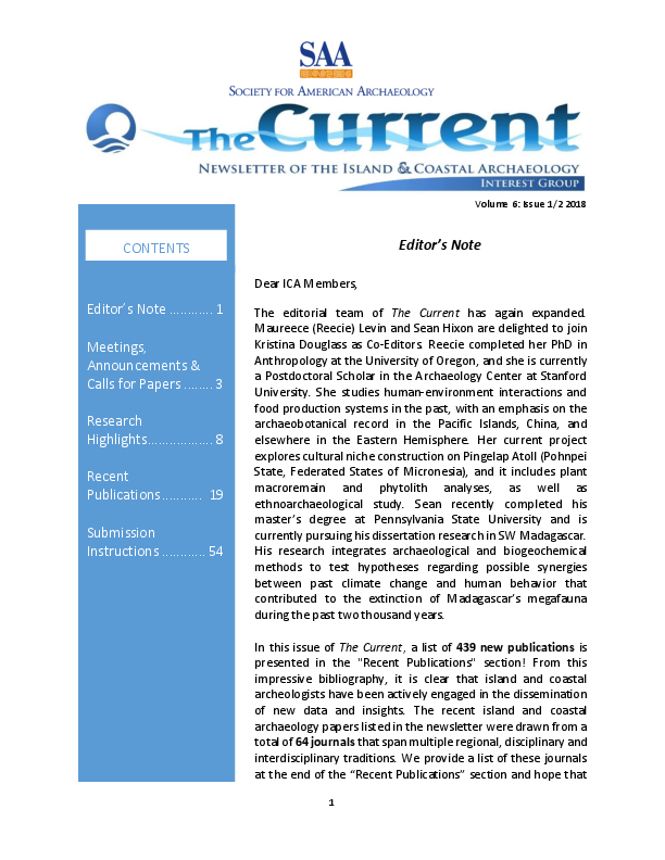 (PDF) Geoarchaeological and Environmental Archaeological Research at ...