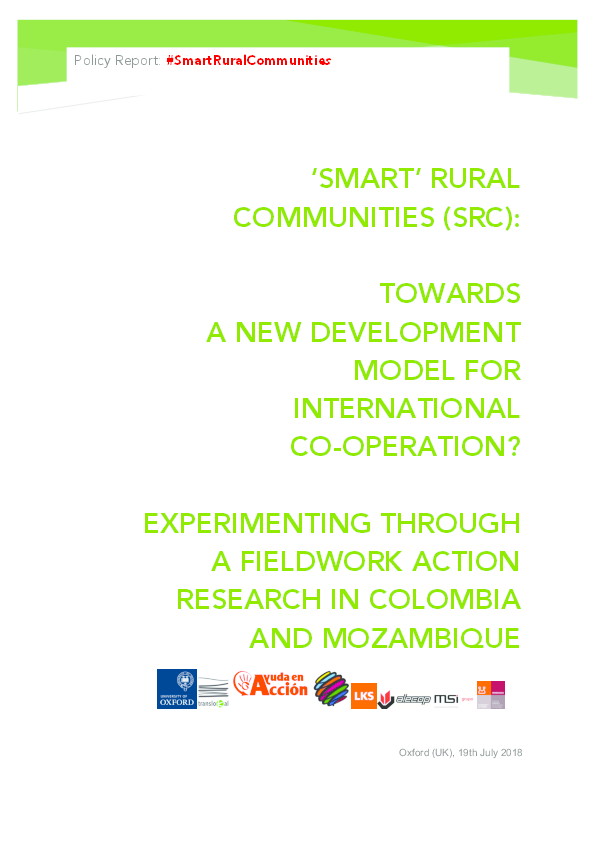 (PDF) Smart Rural Communities for the Agenda 2030: Action Research ...
