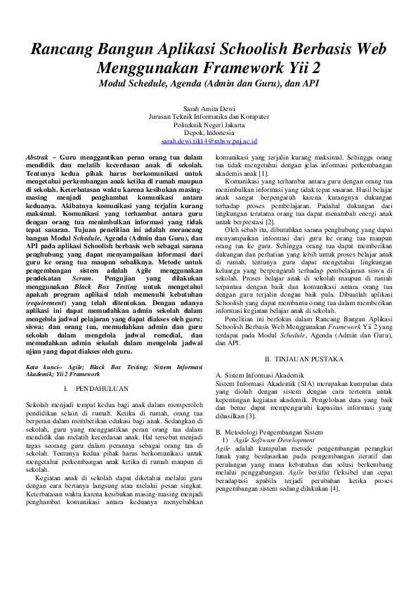 (PDF) Rancang Bangun Aplikasi Schoolish Berbasis Web Menggunakan ...