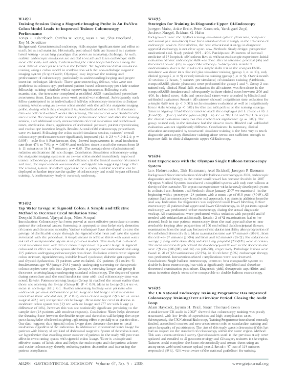 (PDF) The UK National Endoscopy Training Programme Has Improved ...