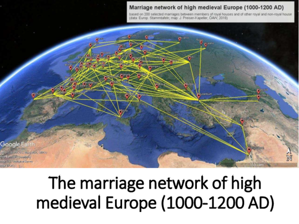 (PDF) The marriage network of high medieval Europe (1000-1200 AD)