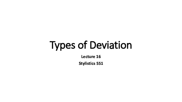 (PPT) Deviation types print