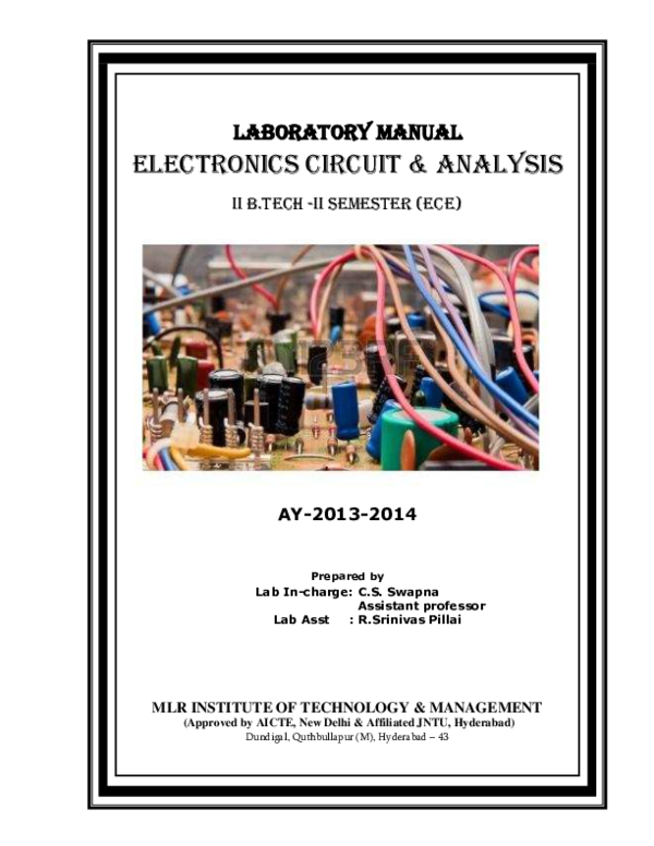 (PDF) MLR INSTITUTE OF TECHNOLOGY & MANAGEMENT