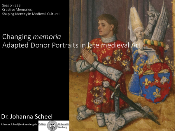 (PDF) Changing Memoria - Adapted Donor Portraits in Late Medieval Art ...