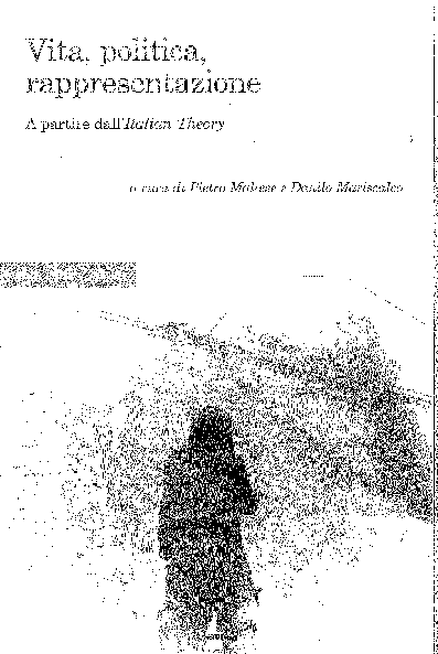 (PDF) Italian Theory. Invarianze e scarti di una genealogia indocile