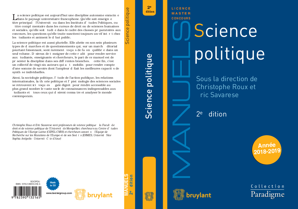 (PDF) (2019) Science politique