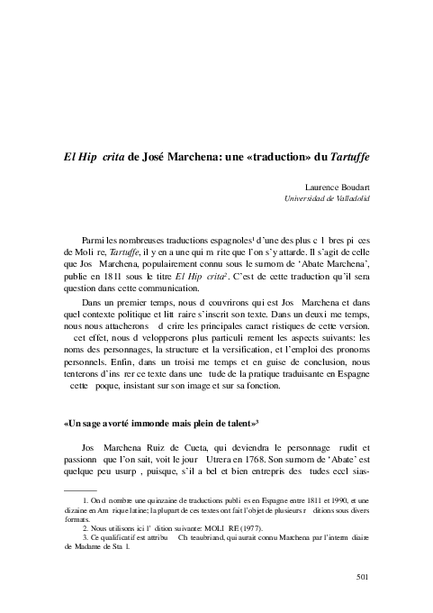 (PDF) El Hipócrita de José Marchena