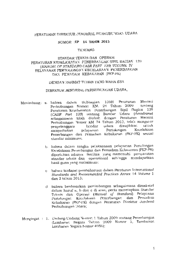 (PDF) MANUAL OF STANDARD CASR PART 139) VOLUME IV