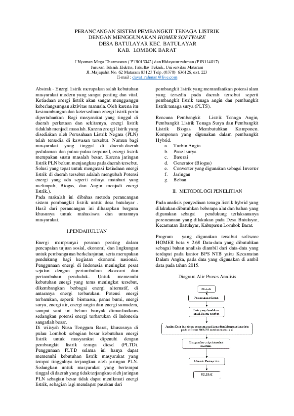 (DOC) PAPER PERANCANGAN SISTEM PEMBANGKIT TENAGA LISTRIK.docx (DOC) PAPER PERANCANGAN SISTEM PEMBANGKIT TENAGA LISTRIK.docx