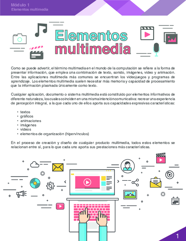 (PDF) Elementos multimedia