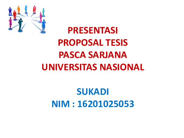 (PPT) Presentasi Proposal Tesis