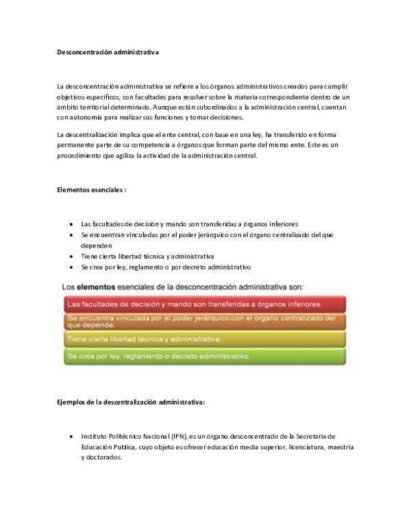(DOC) Desconcentración administrativa | Victoria Di Lammermoor ...