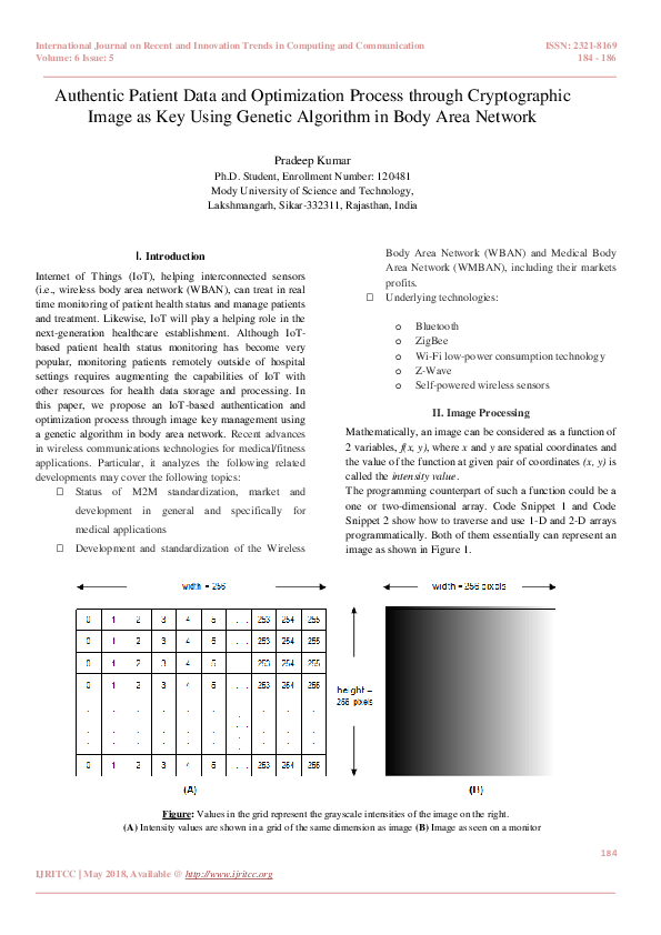 (PDF) International Journal on Recent and Innovation Trends in Computing and Communication ...