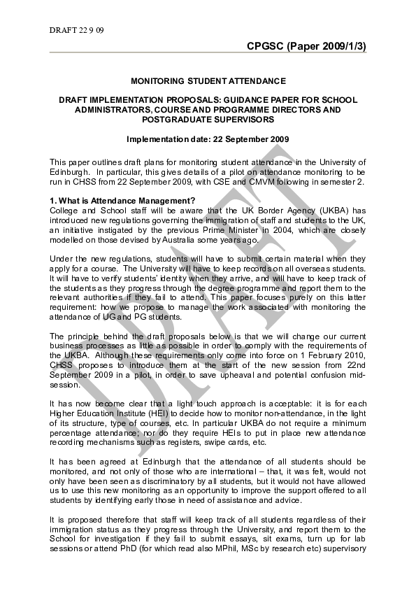 (DOC) Paper 3 - MONITORING STUDENT ATTENDANCE updated