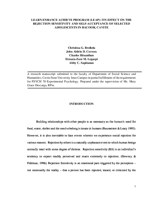 (DOC) THESIS- Experimental Design, Module Development