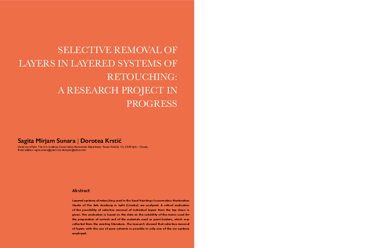 (PDF) 2018 / Selective Removal of Layers in Layered Systems of ...