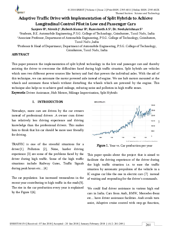 (PDF) Adaptive Traffic Drive with Implementation of Split Hybrids to ...