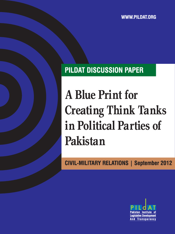 (PDF) A Blue Print for Creating Think Tanks in Political Parties of ...