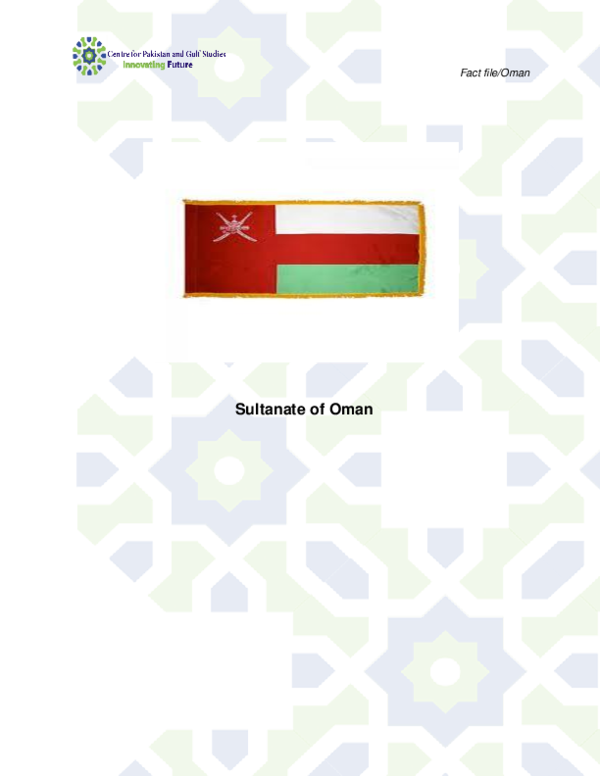 (PDF) Oman Fact File