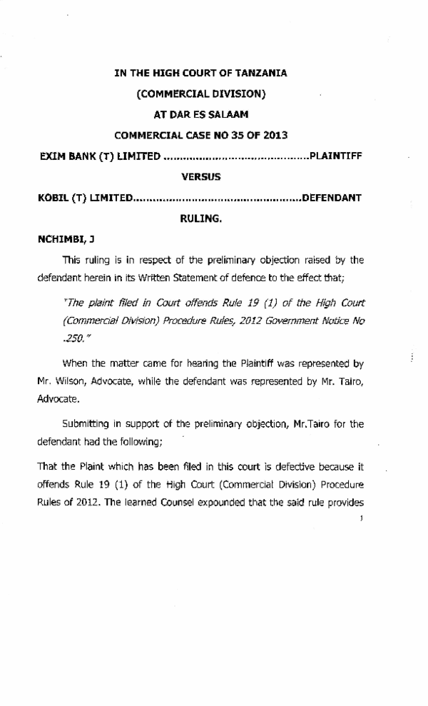 (PDF) IN THE HIGH COURT OF TANZANIA