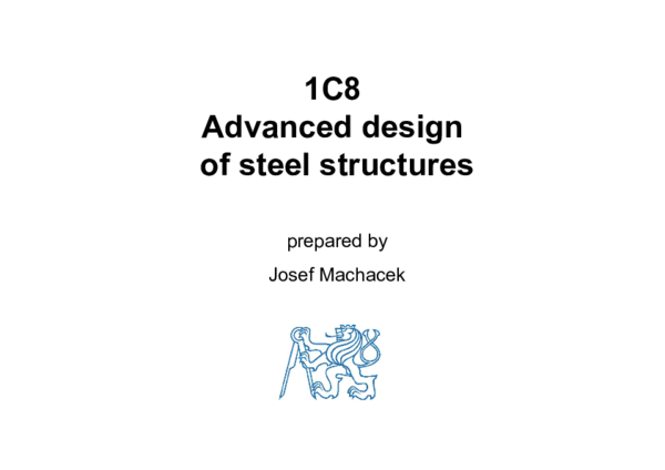 (PDF) C8 Advanced design of steel structures prepared by