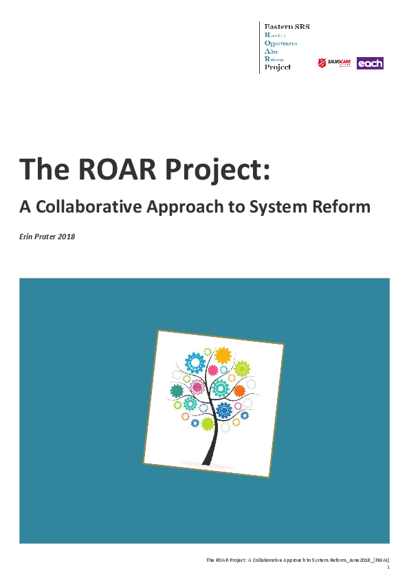 (PDF) The ROAR Project: A Collaborative Approach to System Reform June ...