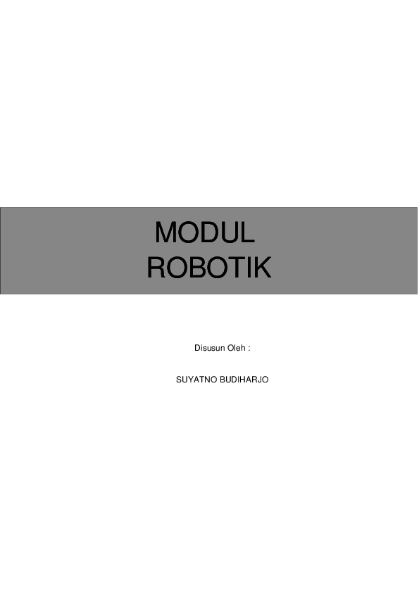 (PDF) Modul-Robotik