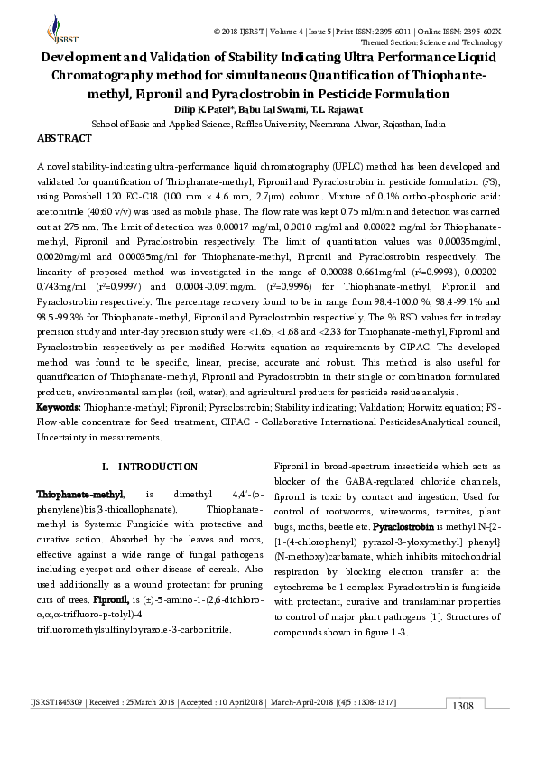 (PDF) Development and Validation of Stability Indicating Ultra Performance Liquid Chromatography ...