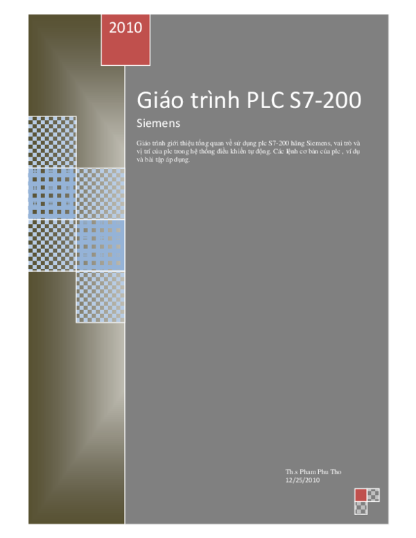 (PDF) Giáo trình PLC S7-200