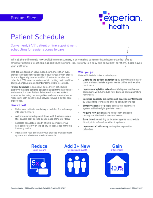 (PDF) Patient-schedule