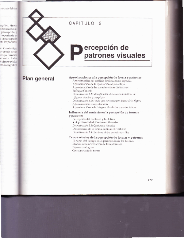 (PDF) Cap. 5. Percepcion de patrones visuales