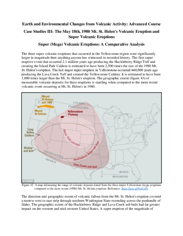(PDF) Comparative Analysis of Mega Volcanic Eruptions