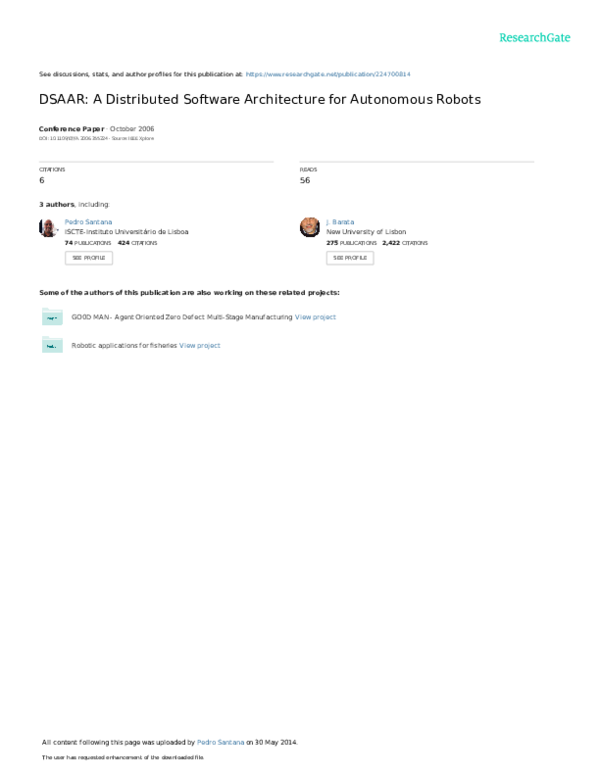 Pdf Distributed Real Time Control Architecture For Ros Based Modular Robots Eduardo Munera 2391