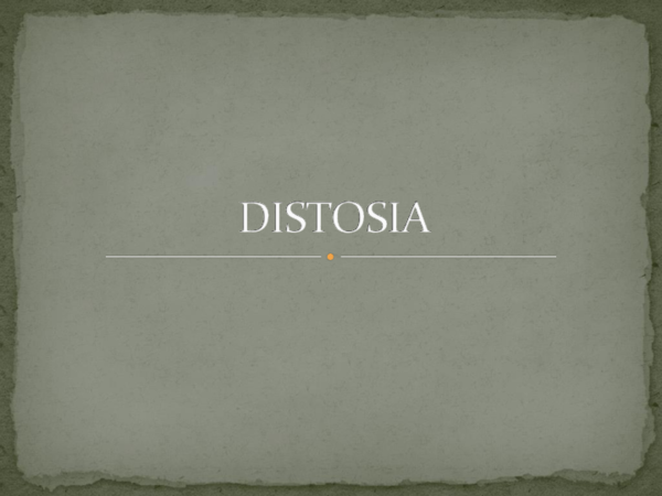 (PPT) DISTOSIA