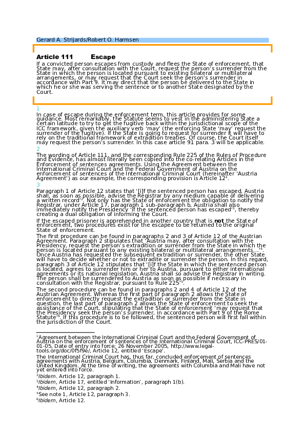 (DOC) Article 111 Escape.doc