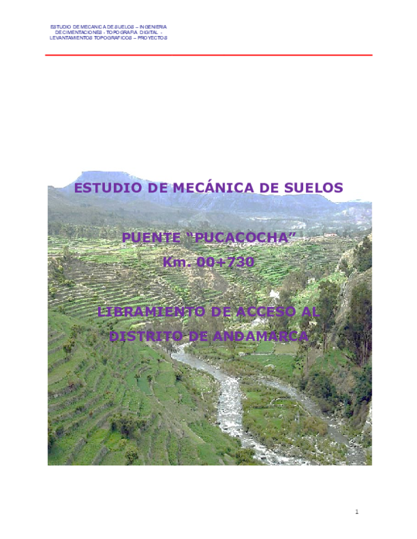 (PDF) ESTUDIO DE MECANICA DE SUELOS – INGENIERIA DE CIMENTACIONES -TOPOGRAFIA DIGITAL ...