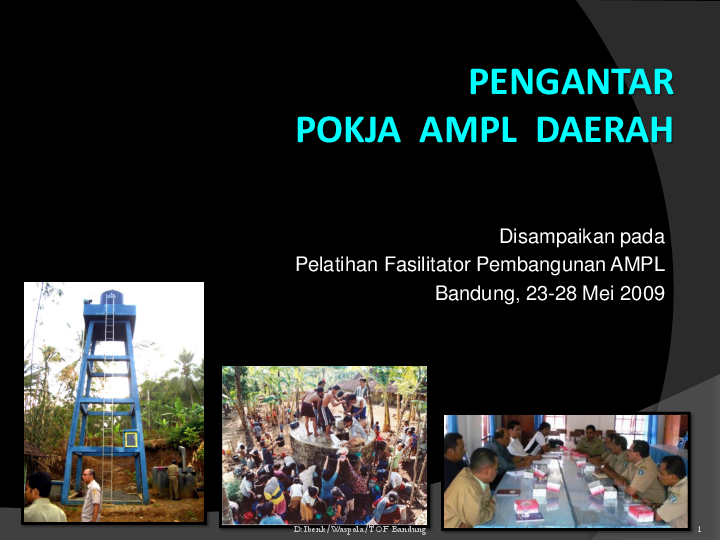 (PPT) PRESENTASI Kelompok Kerja Air Minum dan Penyehatan Lingkungan ...