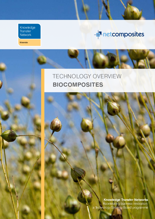 (PDF) TECHNOLOGY OVERVIEW BIOCOMPOSITES