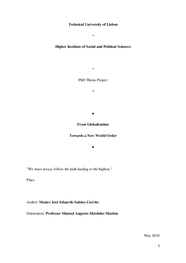 (PDF) PHD THESIS PROJECT