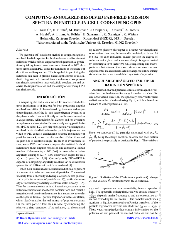 Pdf Computing Angularly Resolved Far Field Emission Spectra In