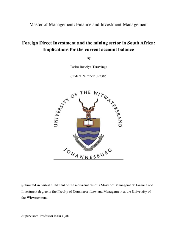 (PDF) Master of Management: Finance and Investment Management Foreign ...